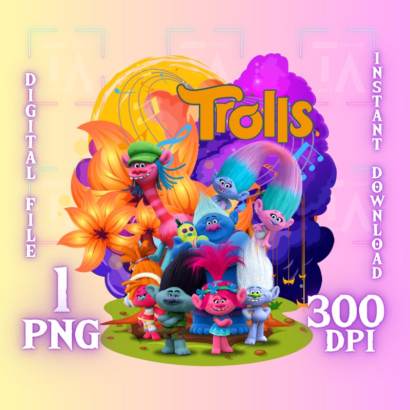 Trolls Svg - Etsy