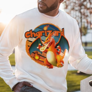 Charizard PNG, Pokemon Cricut Shirt Sublimation Sticker Wall Paper Clip ...