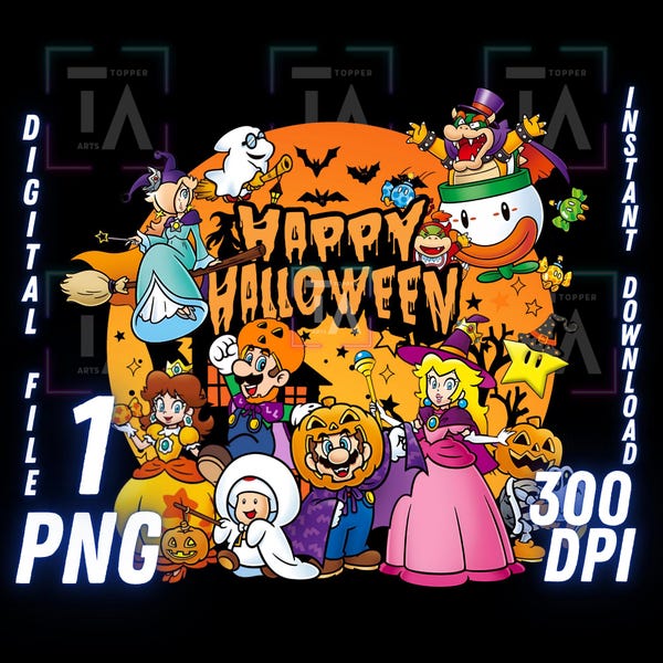 Mario Halloween - Etsy