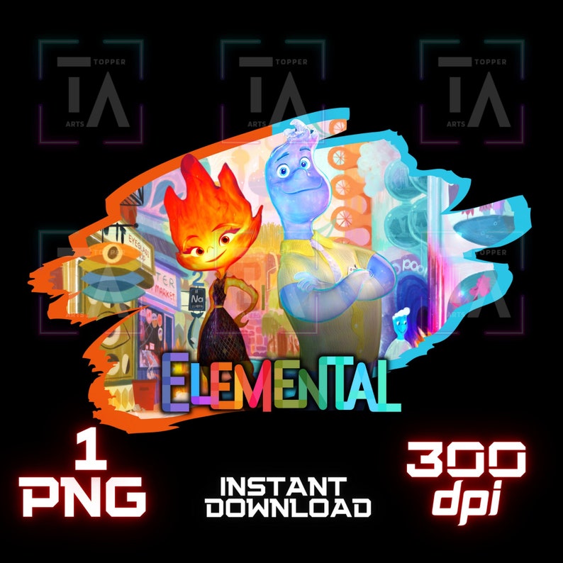 Elemental Png, Transparent Image, Printable Elemental, Digital File ...