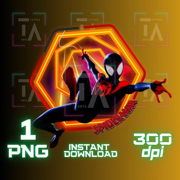 Spiderman Miles Morales Sublimation Tumbler Design - Etsy