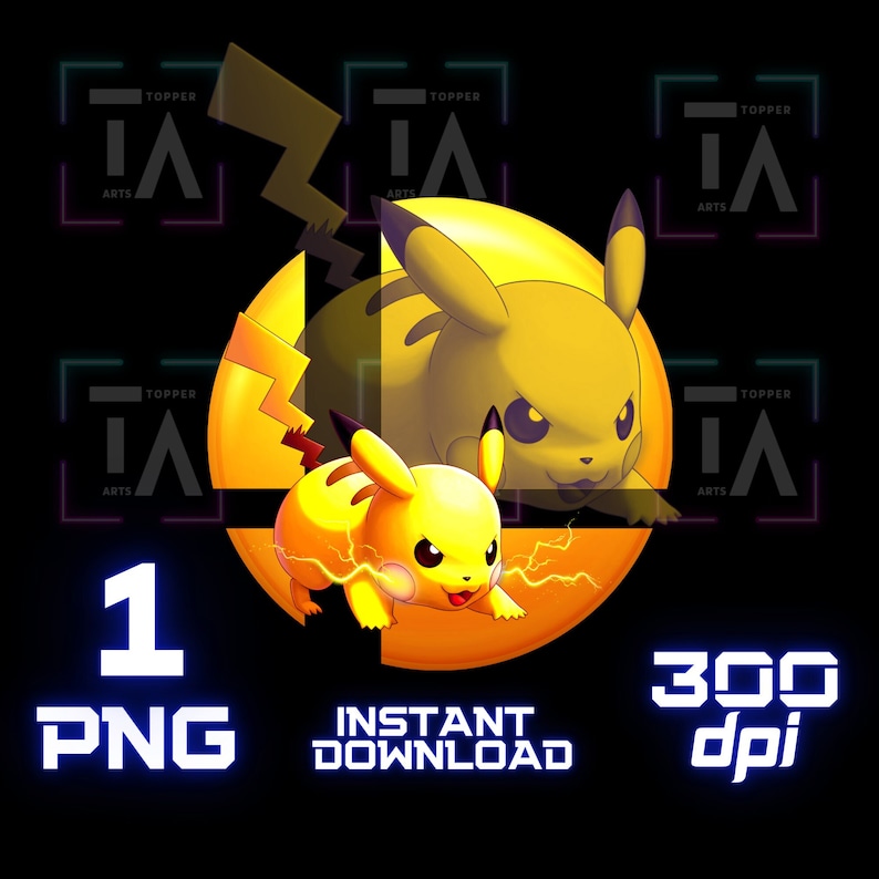 Pikachu Png, Super Smash Bros PNG Bundle, Smash Clipart, Transparent ...