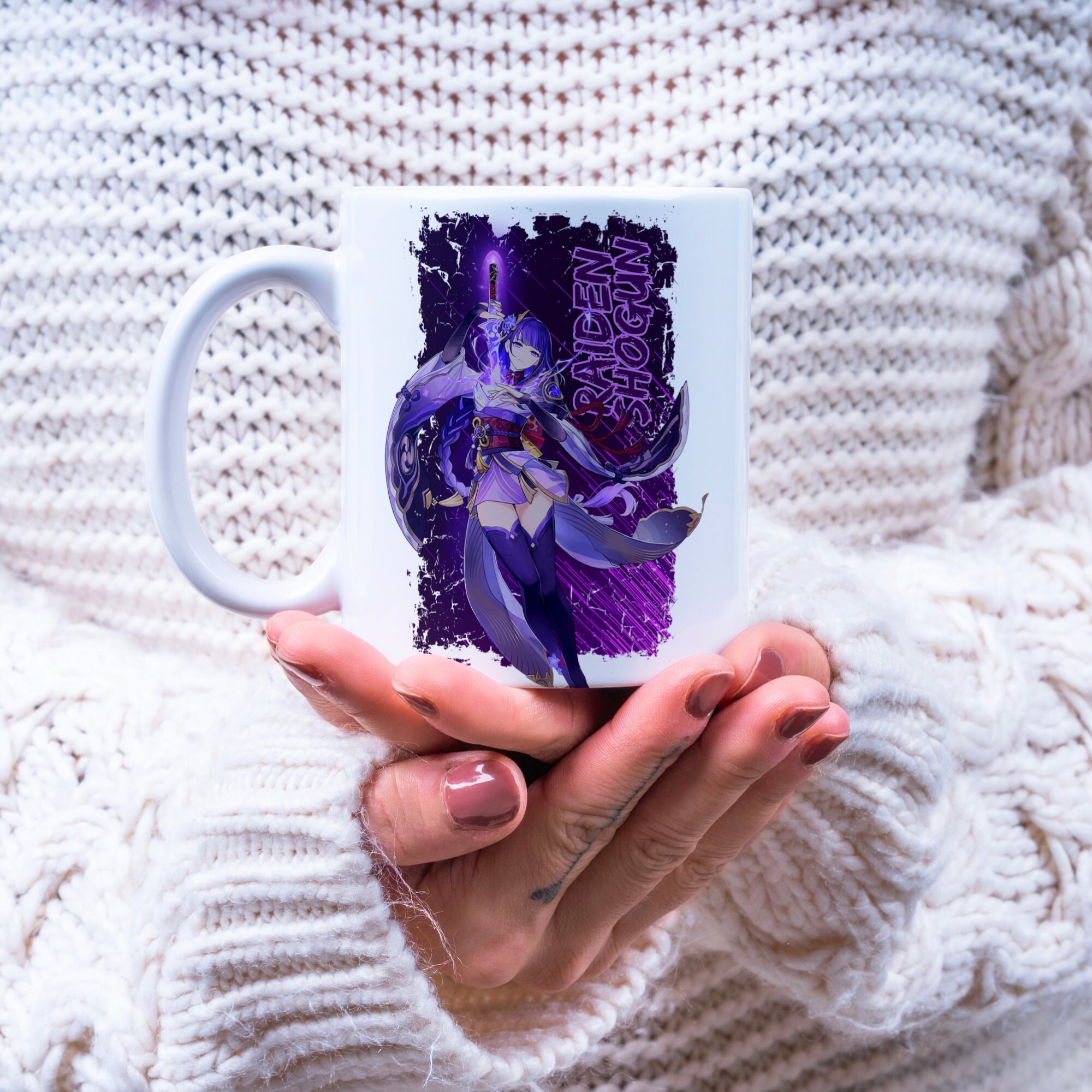 Genshin Impact PNG Raiden Shogun Png Cricut Shirt Sublimation Clipart ...