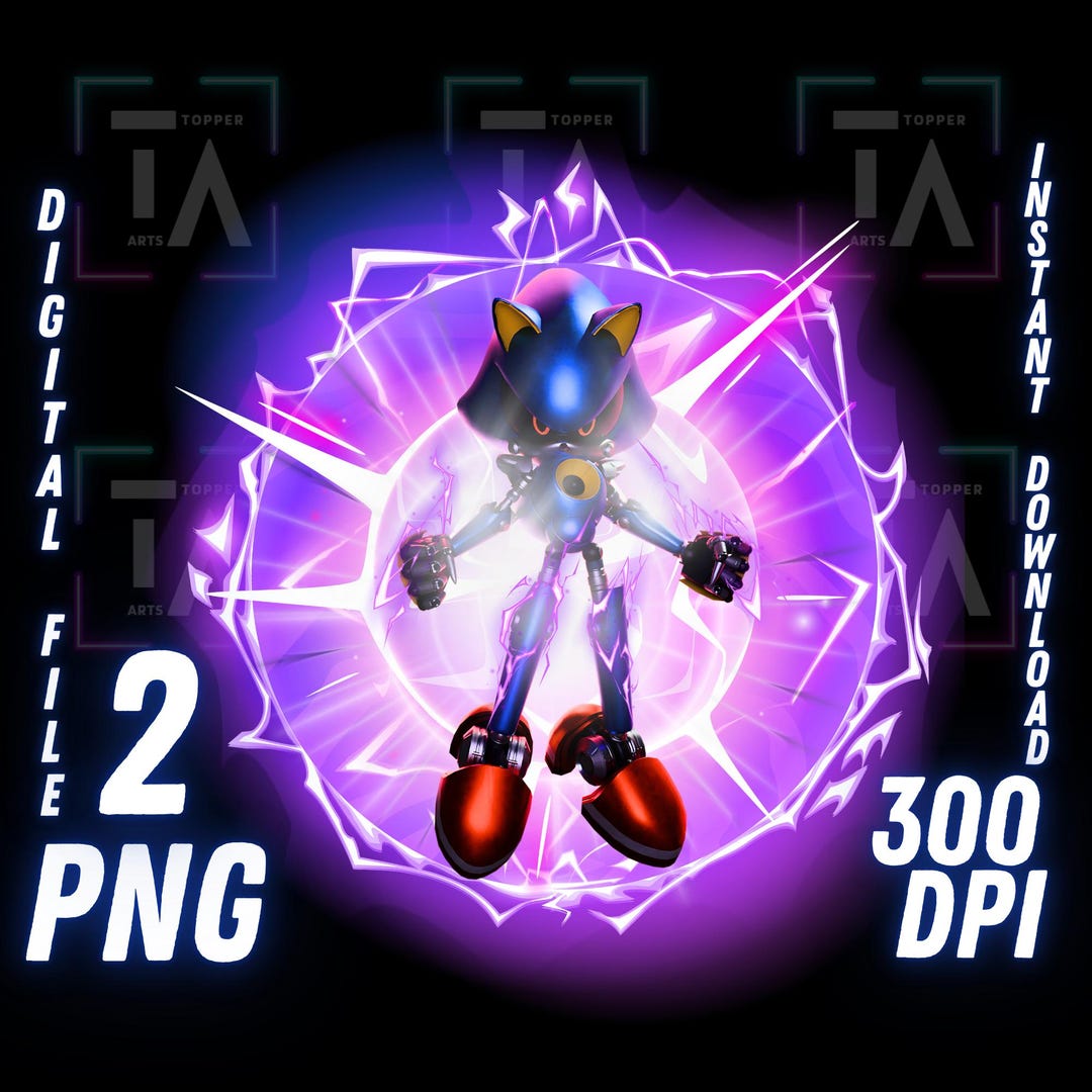 Metal Sonic PNG Movie Clipart Shadow the Hedgehog Movie Art Digital ...