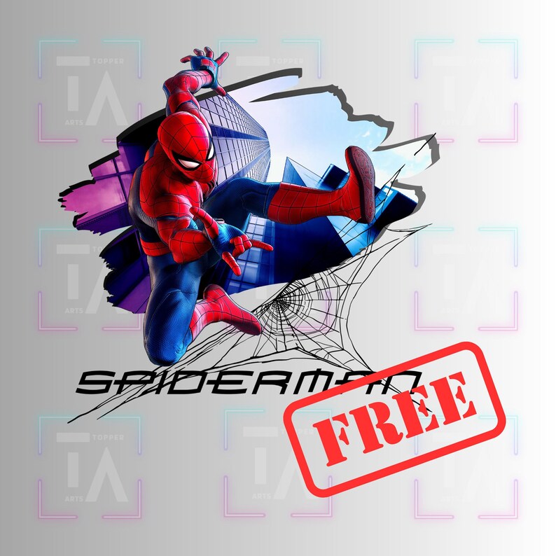 Spiderman Peter Parker Png Cricut Tshirt Sublimation Sticker Clipart