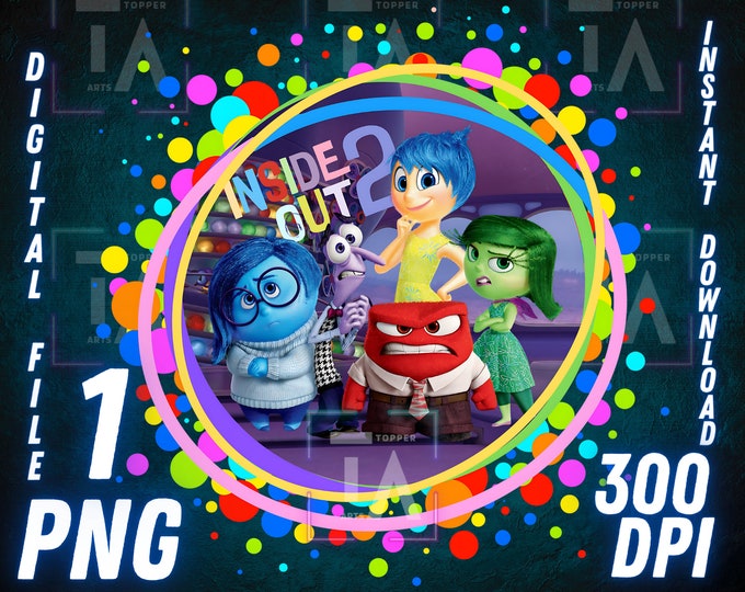 Inside Out 2 Png, Inside Out Shirt, High Quality Cricut Sticker Instant ...