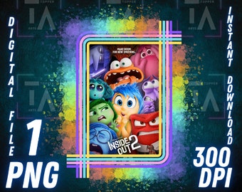 Inside Out 2 Png, Inside Out Shirt, High Quality Cricut Sticker Instant ...