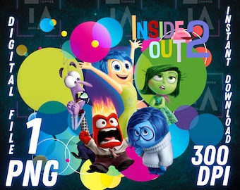 Inside Out 2 Png, Inside Out Shirt, High Quality Cricut Sticker Instant ...