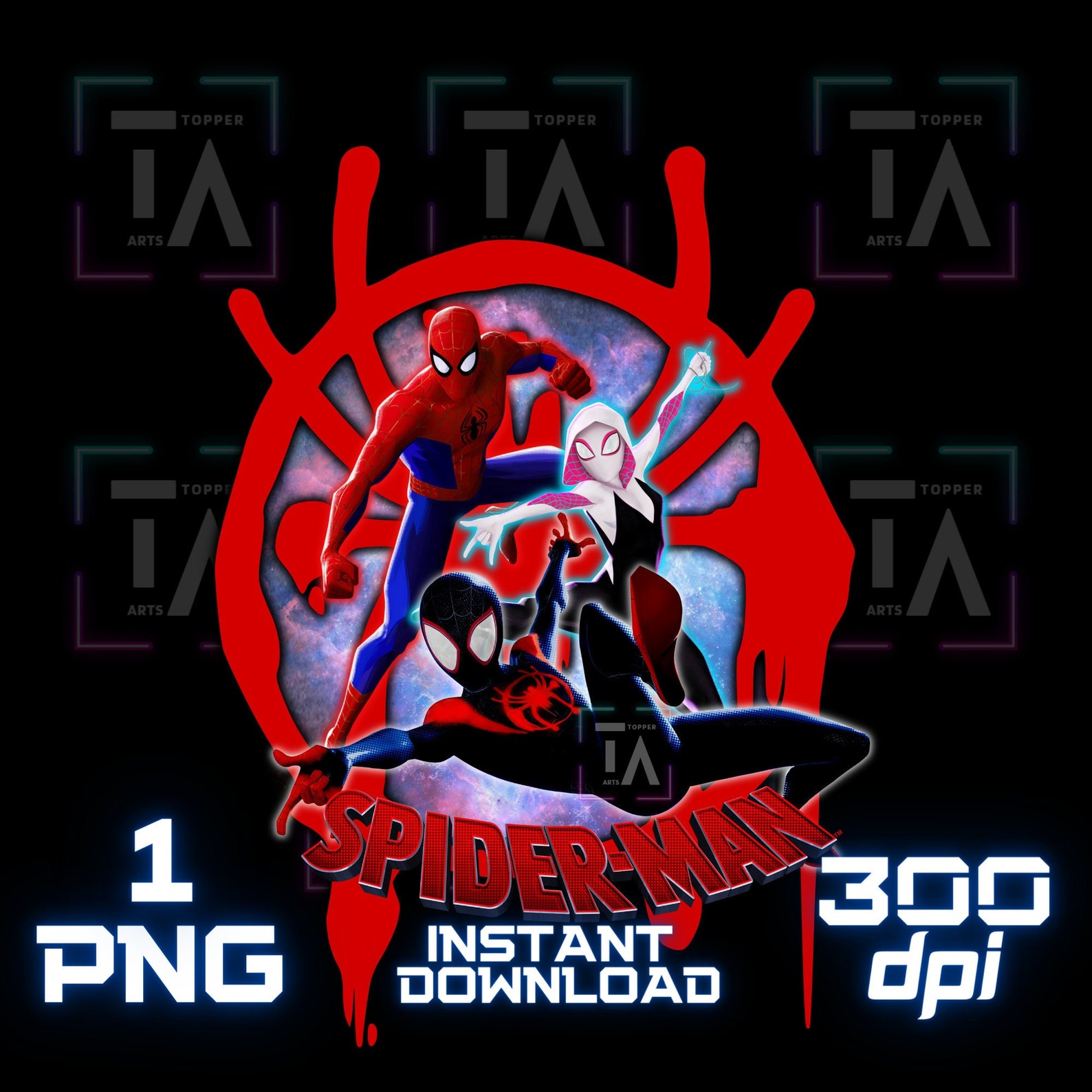Spider Verse Png, Transparent Image, Printable Spiderman, Digital File ...
