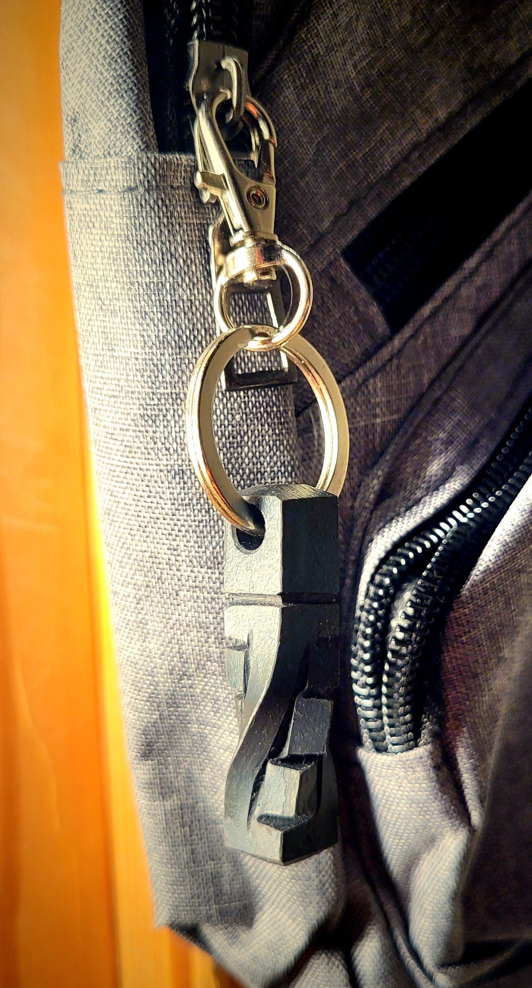 4 four Pack Hand Forged Zipper Pulls, Mini Keychains - Etsy