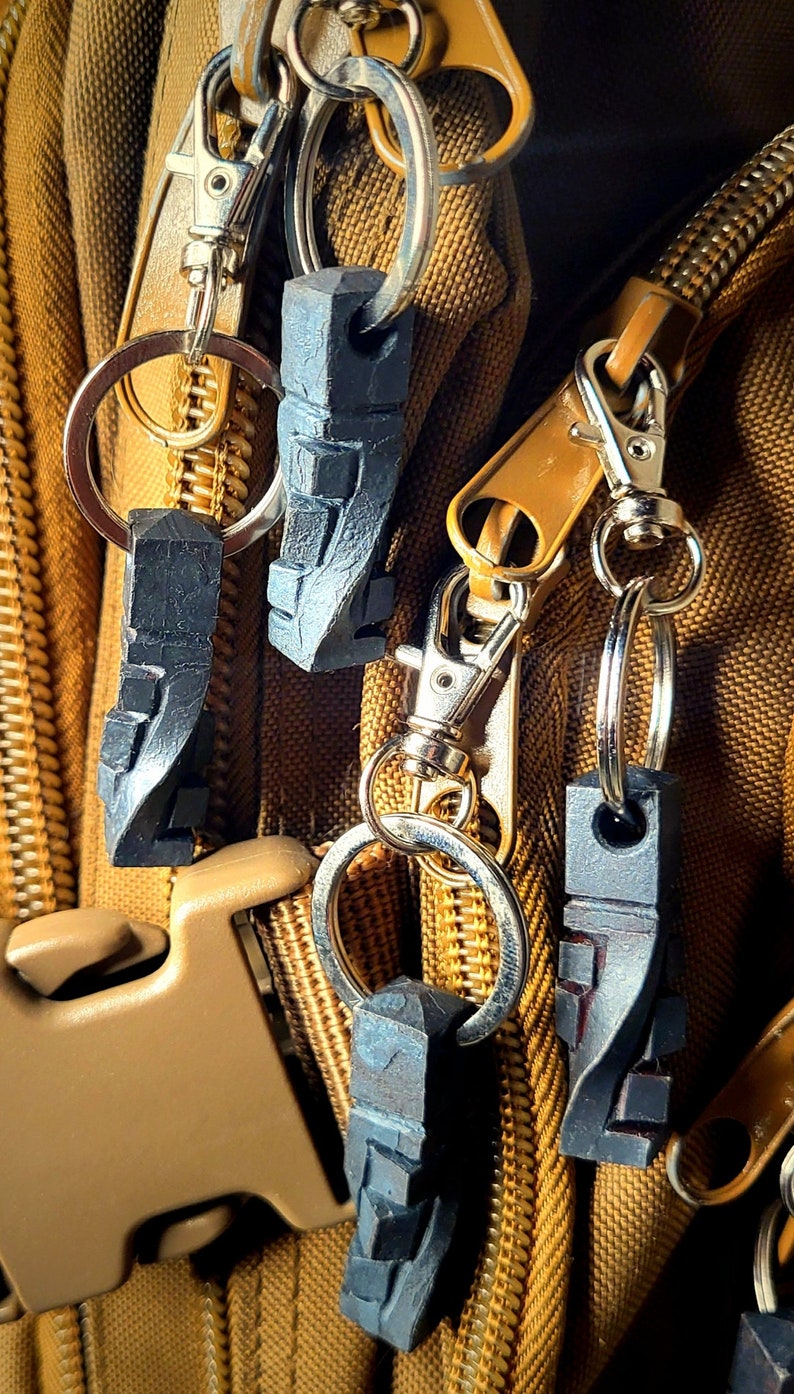 4 four Pack Hand Forged Zipper Pulls, Mini Keychains - Etsy