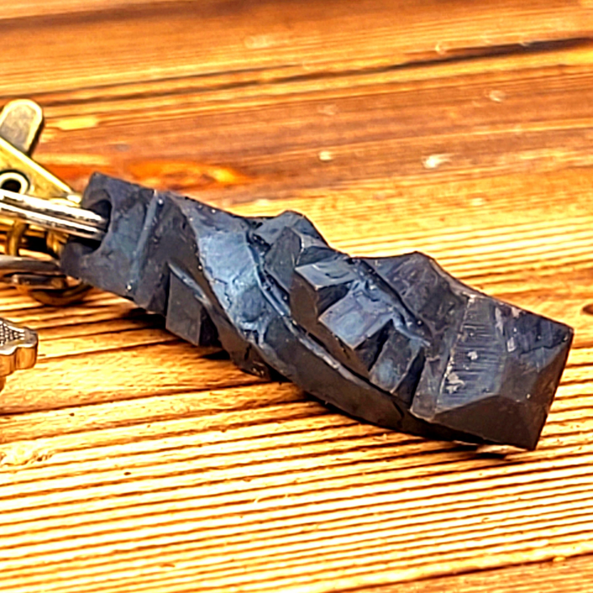 Hand Forged Twist Keychain, Gift Ideas, Blacksmith, Hand Forged Steel ...