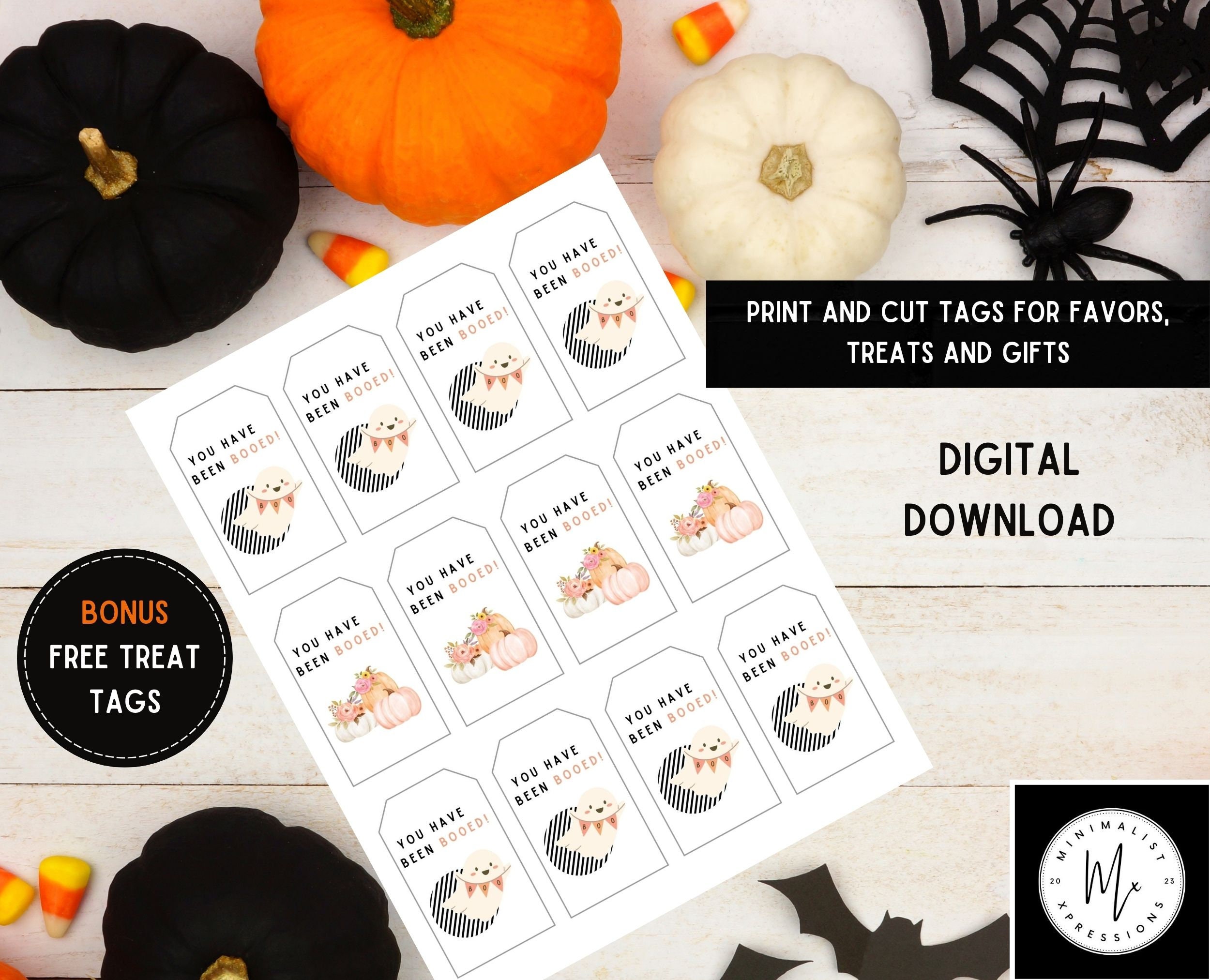 You've Been Booed Printable Instruction Sheet | Instant Digital ...