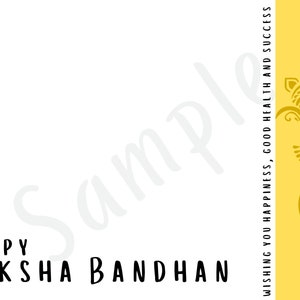 Ganesh Raksha Bandhan Printable Card | Instant Download PDF | Indian ...