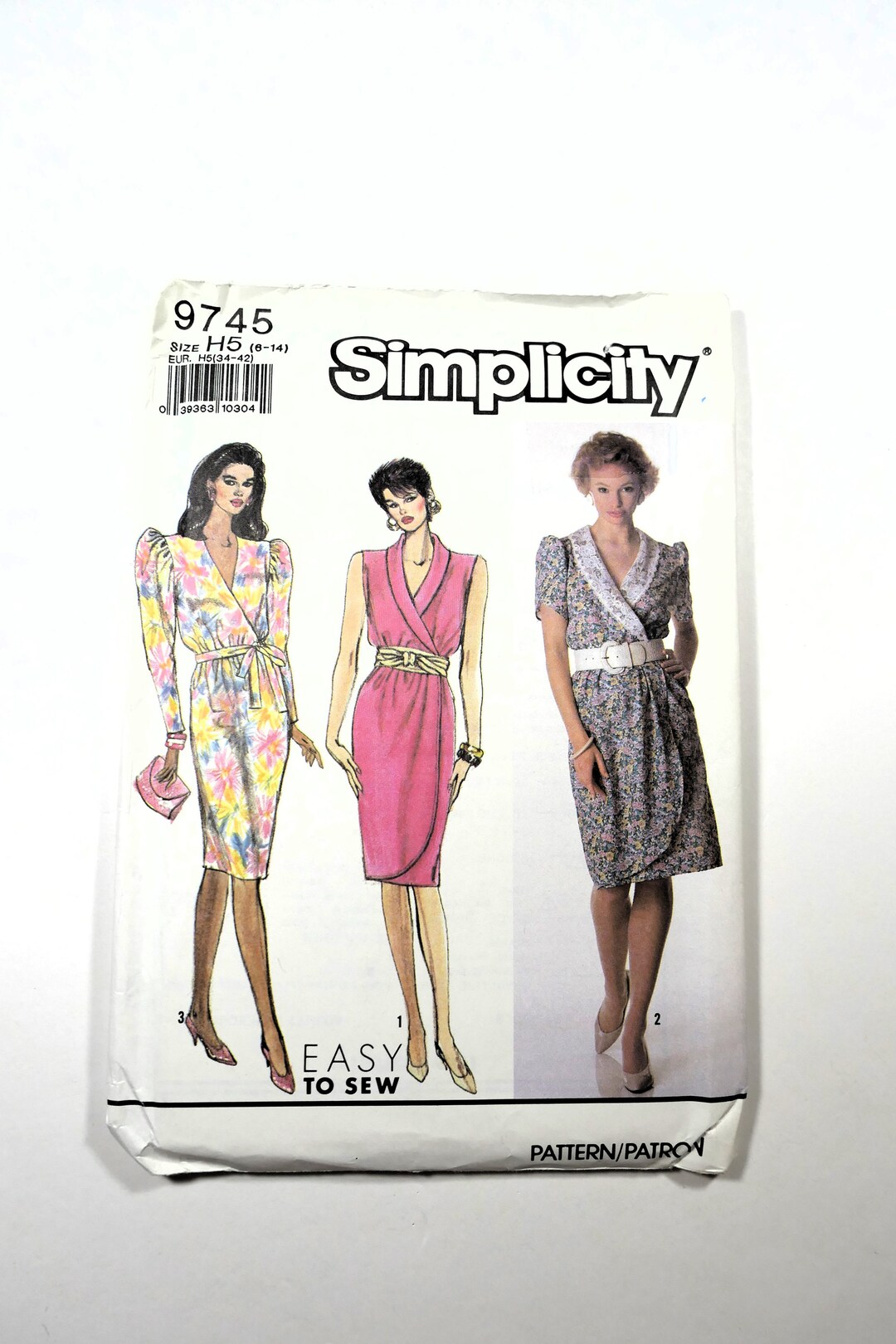 Simplicity Sewing Pattern 9745 | Dress Sewing Pattern With Sleeve ...