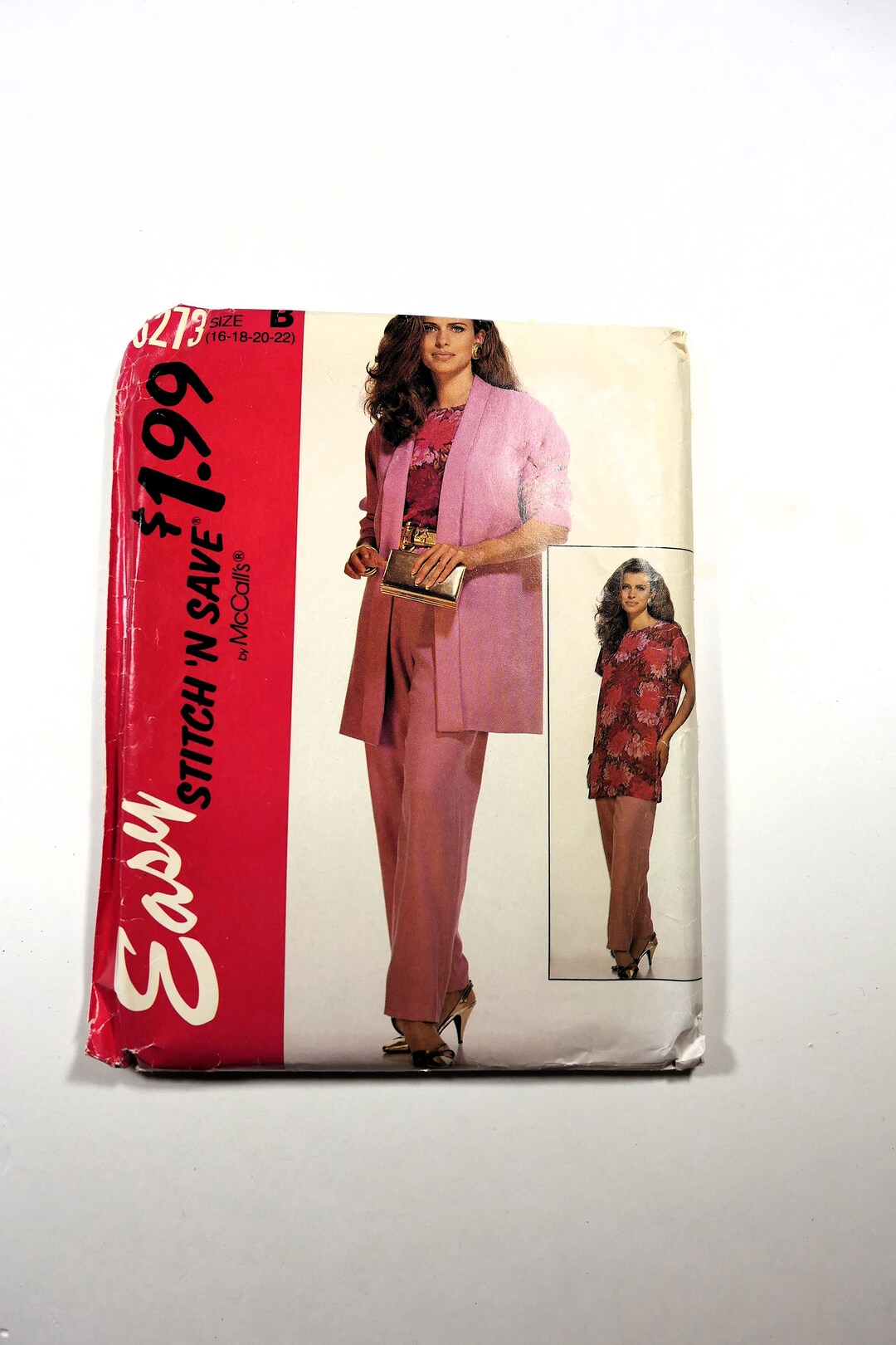 Mccalls Sewing Pattern 6273 Misses Top, Pants, and Jacket Size 16-18-20 ...