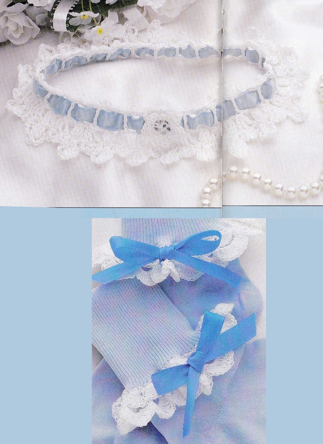 Crochet Garter Pattern: Bridal or Prom Leg Garter (digital Download) - Etsy