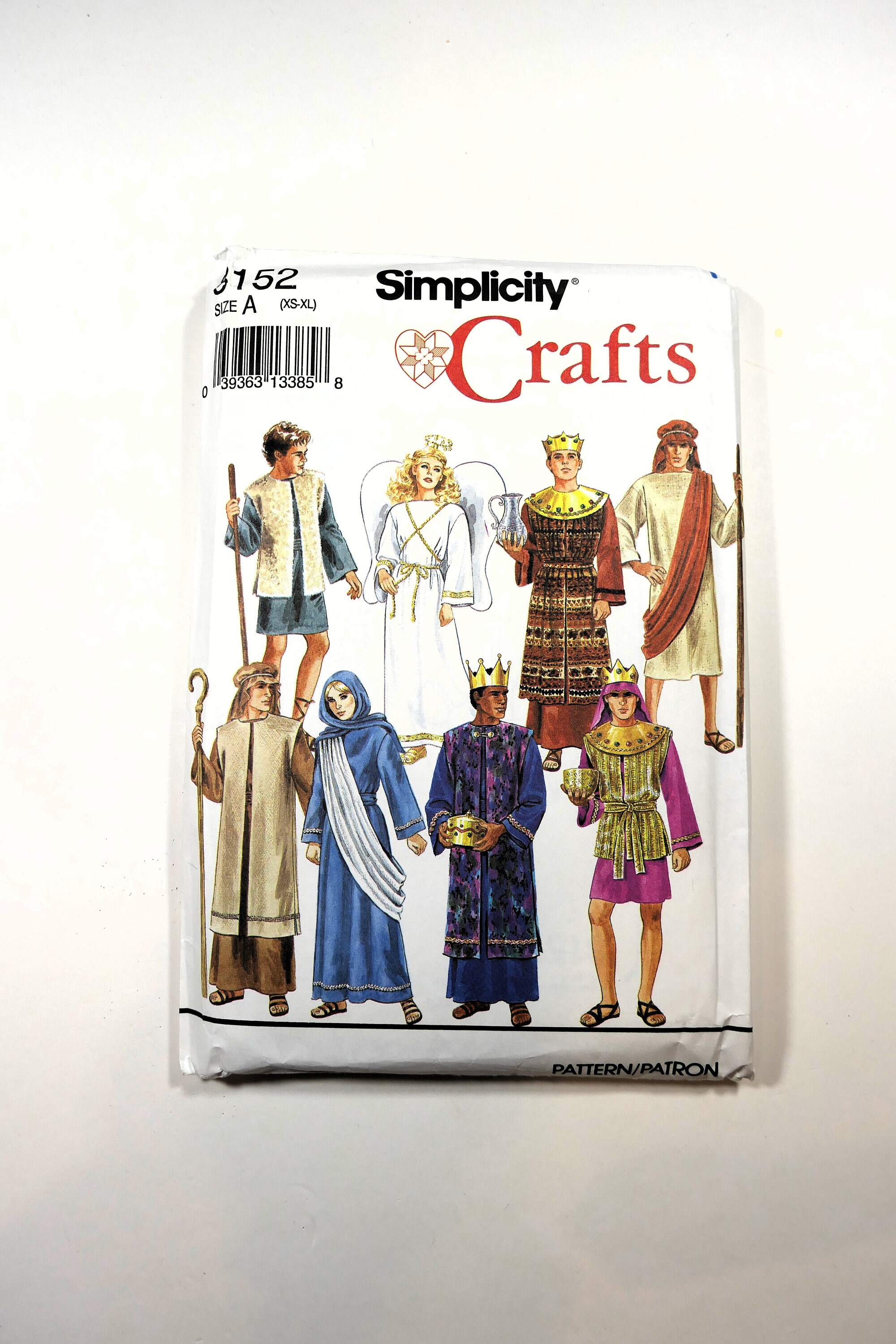 Simplicity Crafts Sewing Pattern 8152, | Misses, Mens, Teens, Nativity ...