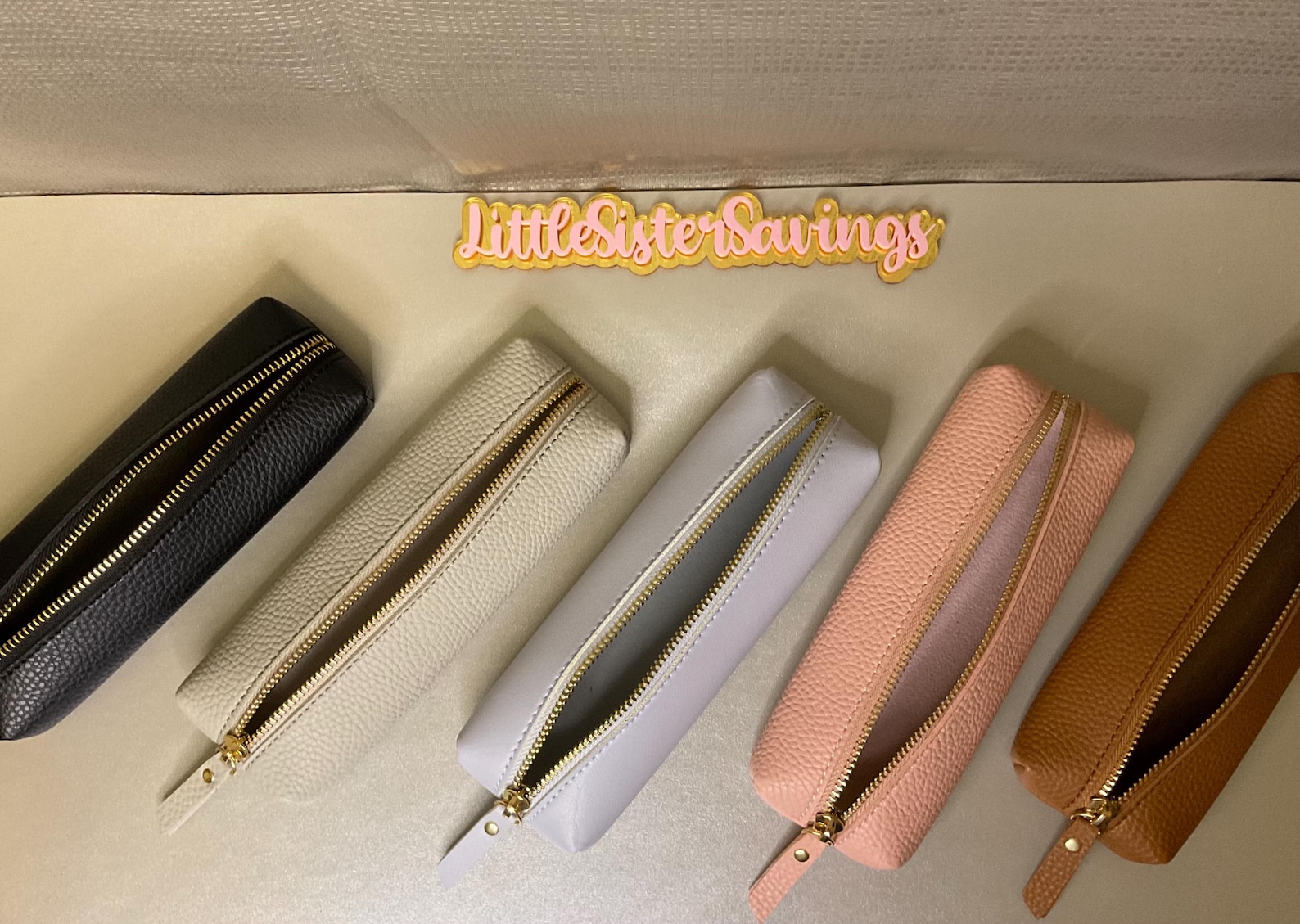 Pen Case - Pen Storage Bag - Pencil Pouch - Gold Zipper - Etsy