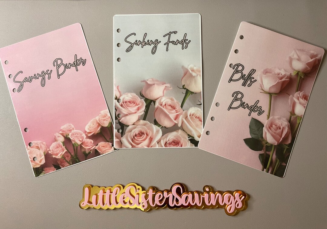 Rose Dashboards - Budget Dashboards - Sinking Funds - Bills Binder ...
