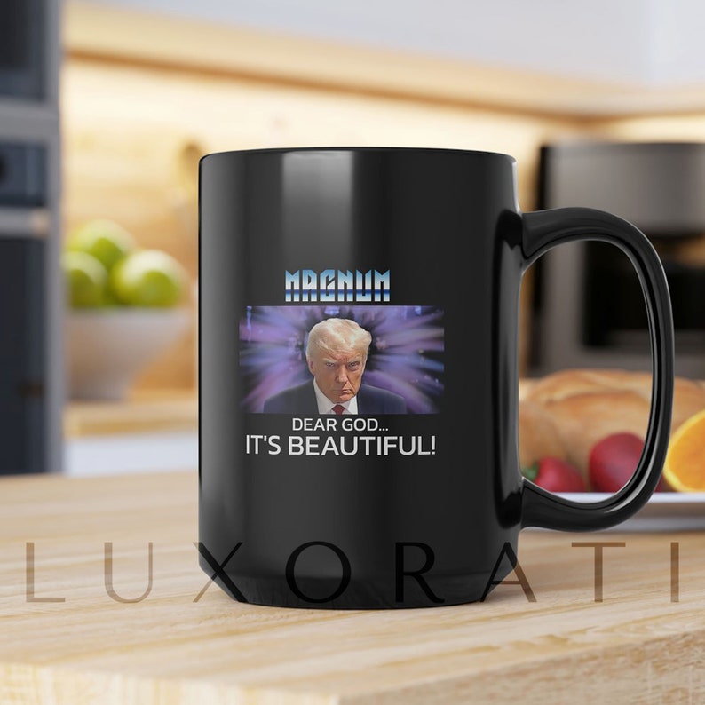 Trump Mugshot Magnum Pose Ceramic Coffee Mug - Etsy