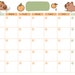 Blank Undated Capybara Monthly Calendar | Digital Download for iPad and ...