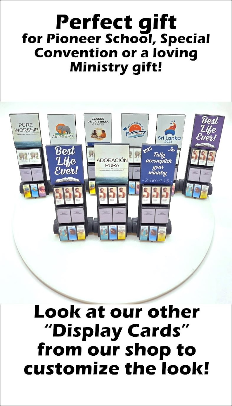 DISPLAY Card - Adoracion Pura Regional | JW Literature Cart, Pioneer ...
