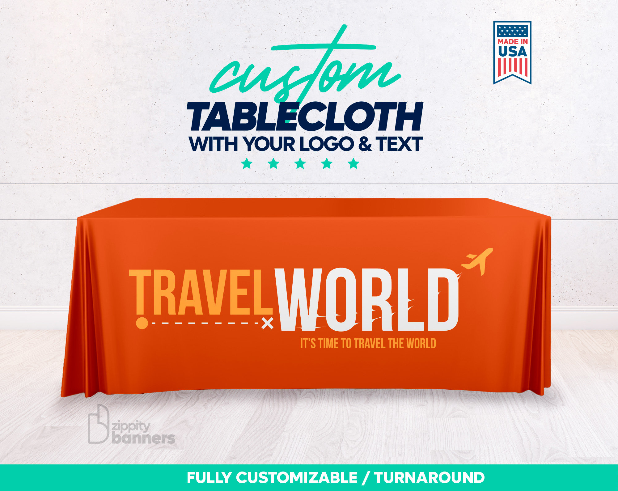 Table Cover, Custom, Tablecloth Custom, Table Cover With Logo, Table Vendors, Trade Show, Event ...
