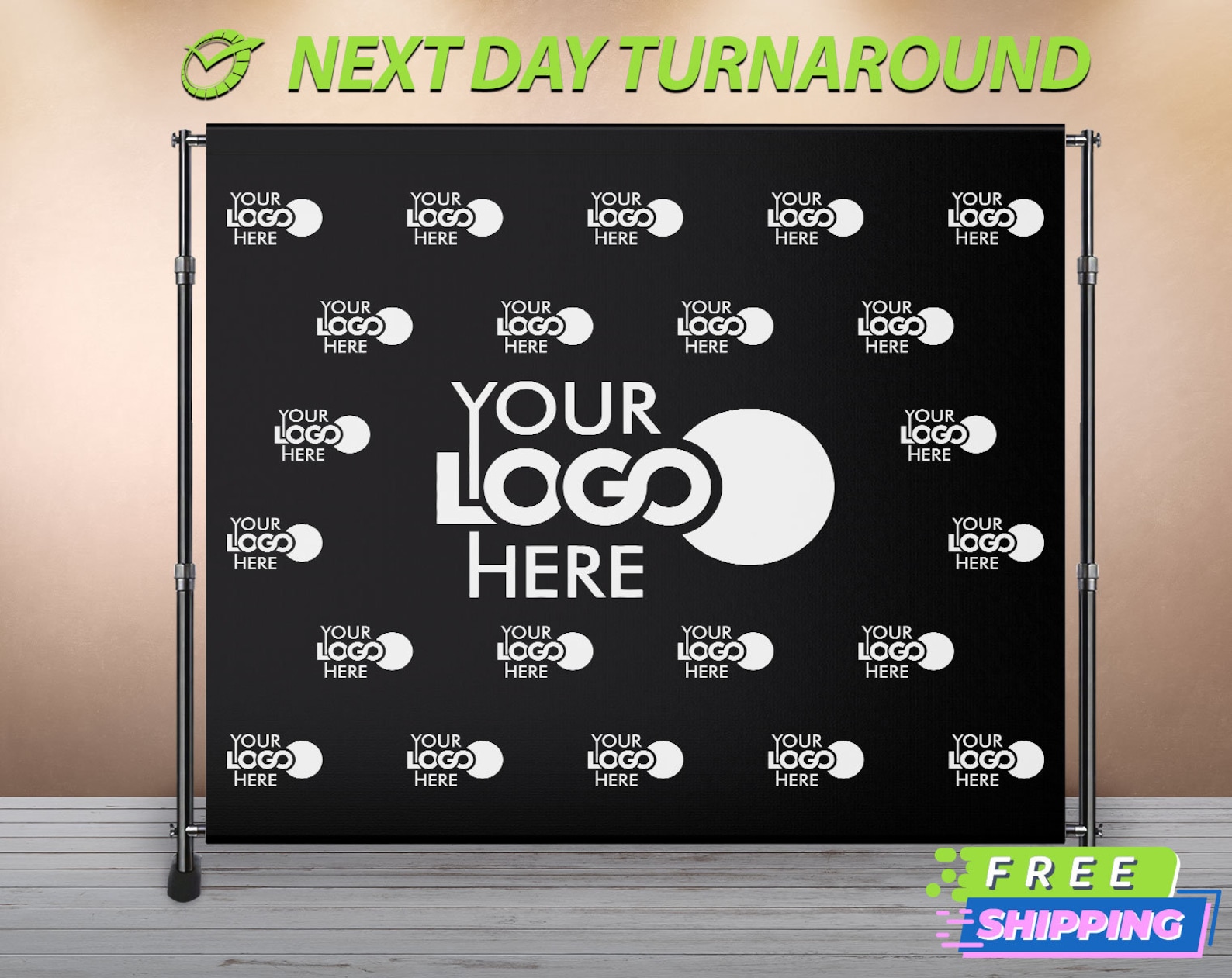 Event Backdrop, Custom Backdrop, Photo Backdrop, Custom Banner, Step ...