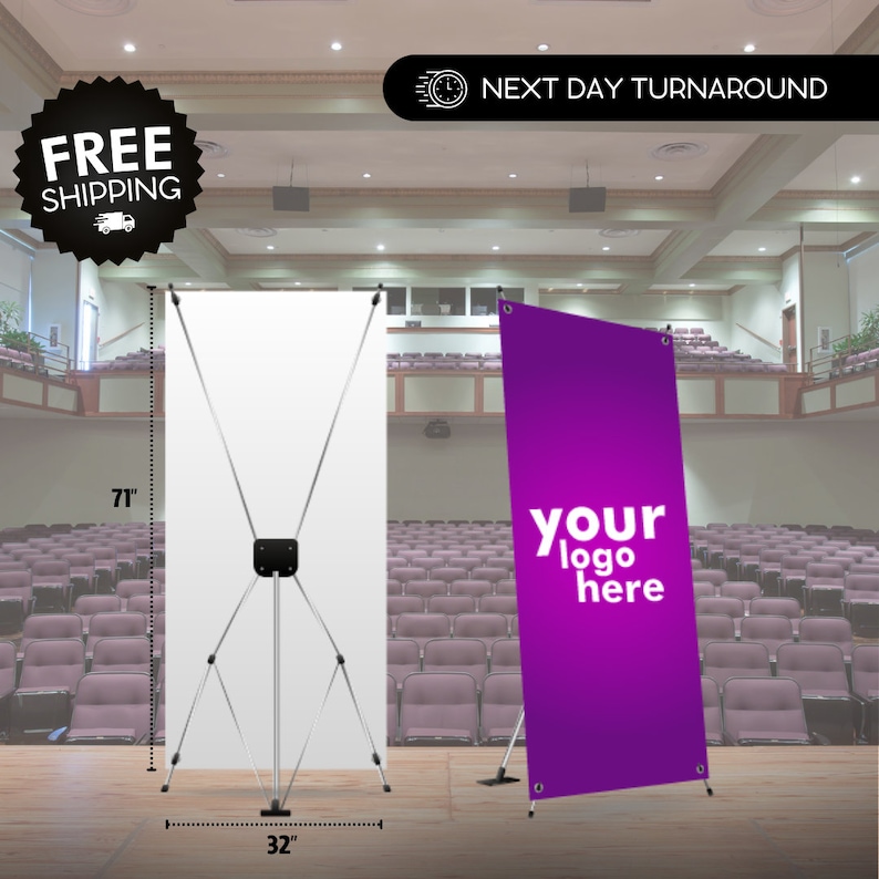 X-stand Banner, X Banner for Indoors, Custom X Banners - Etsy