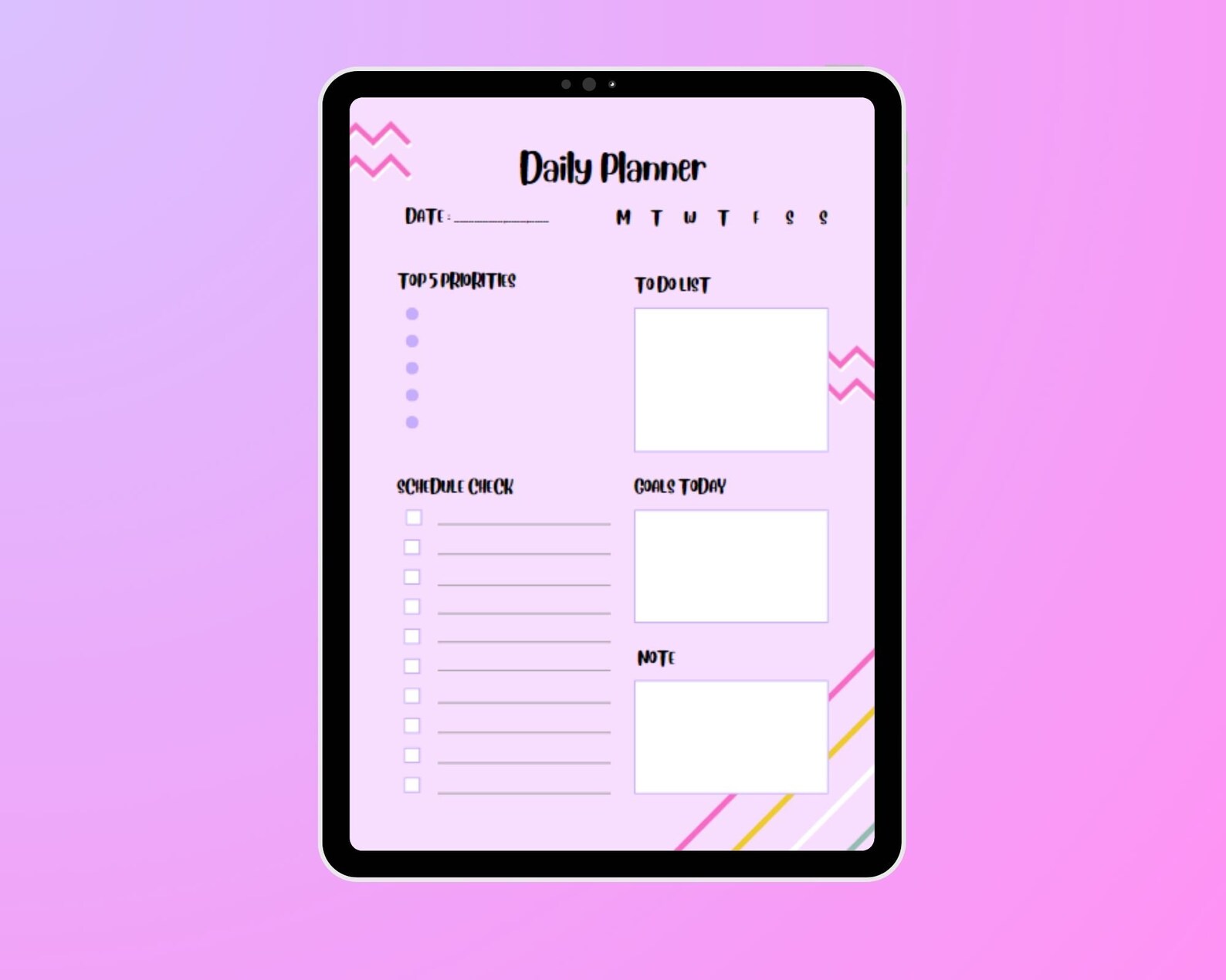 My Journal Planner | 13 Pages | Printable PDF | Daily, Weekly, Monthly ...