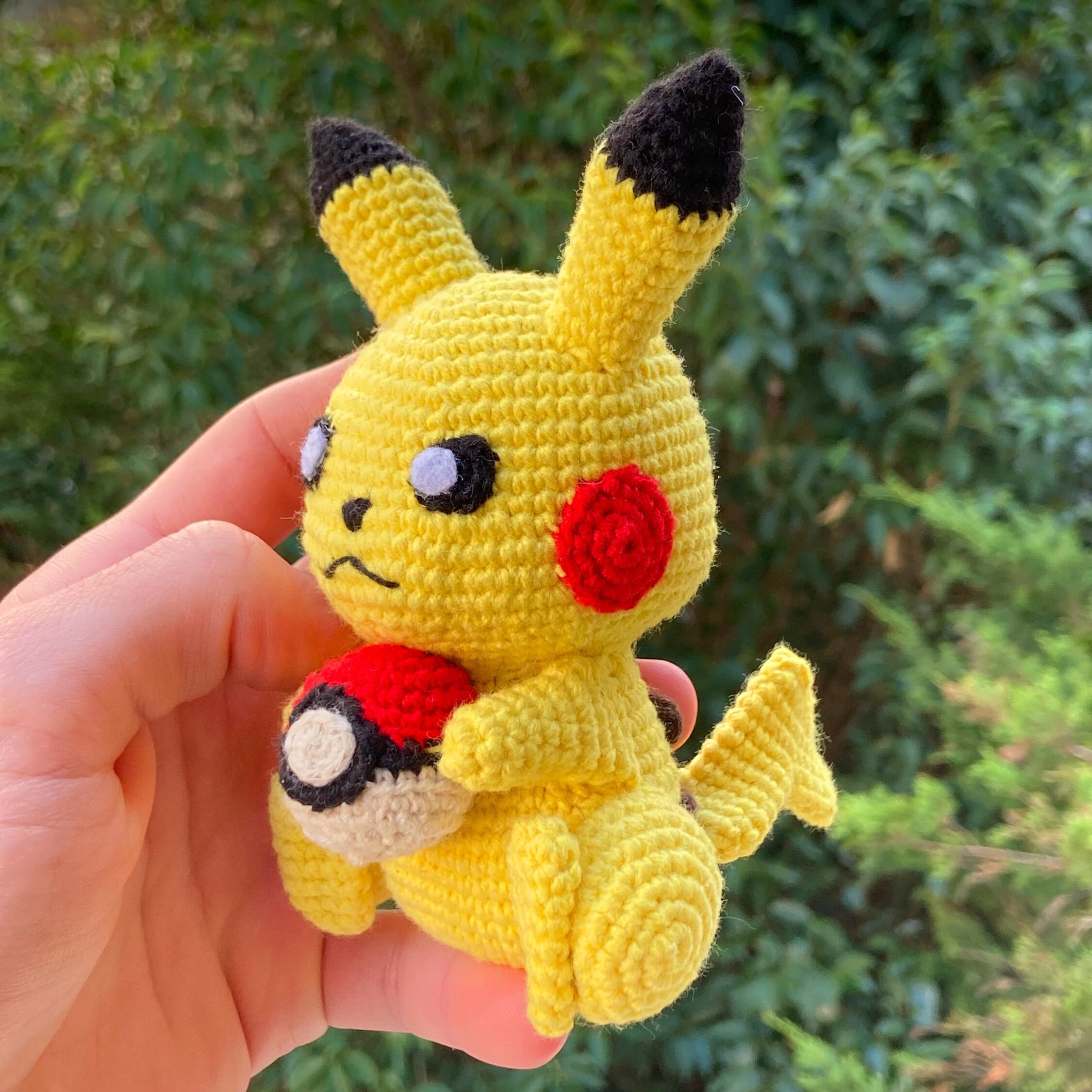 Pikachu Amigurumi, Pokemon Pikachu Amigurumi Doll, Pokemon Pikachu ...