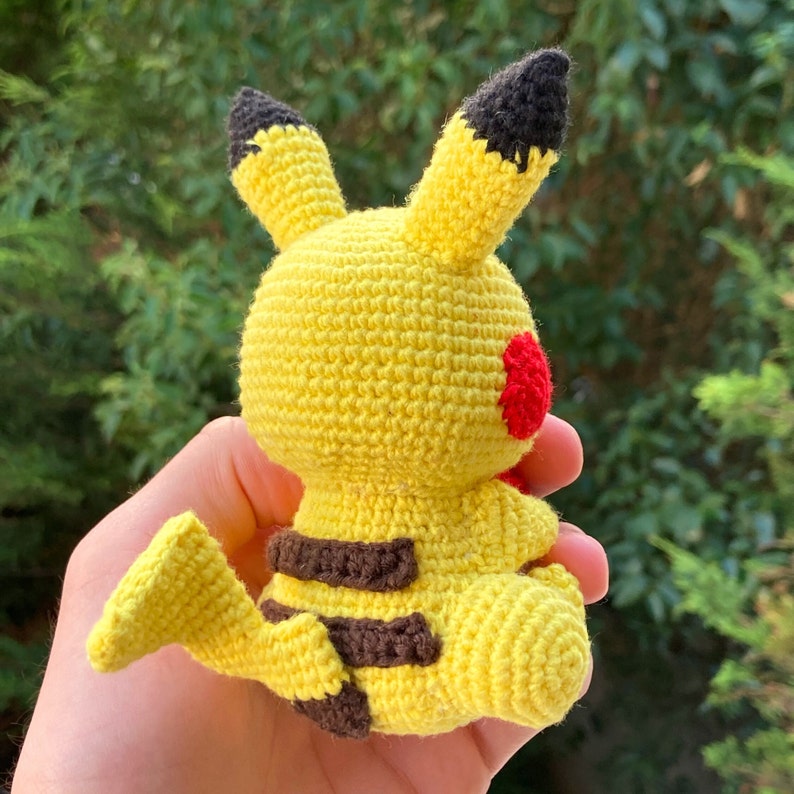 Pikachu Amigurumi, Pokemon Pikachu Amigurumi Doll, Pokemon Pikachu ...
