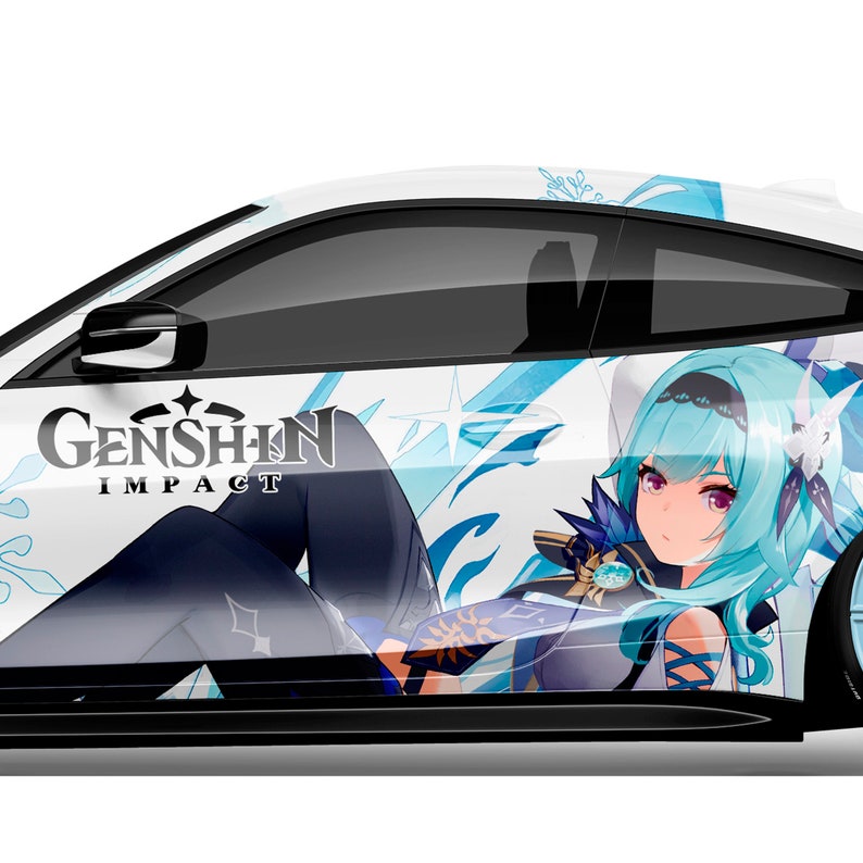 Genshin Impact Eula Car Wraps ITASHA Stickers Decals Made With - Etsy