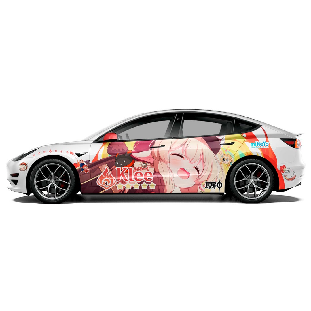 Genshin Impact Klee Car Wrap: Custom ITASHA Decals - Etsy