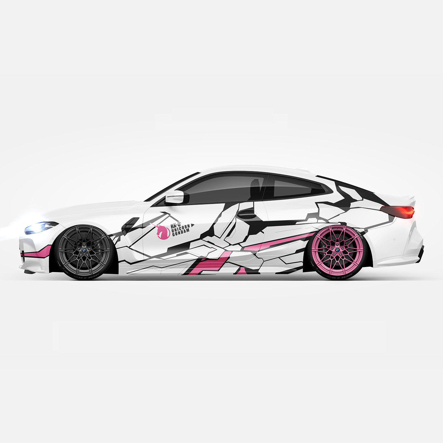 Gundam 05 Car Both Sides Wrap ITASHA Anime Stickers Decals Made With ...