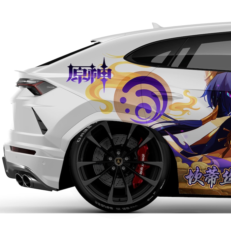 Genshin Impact Candace Car Sides Wraps ITASHA Anime Stickers Decals ...