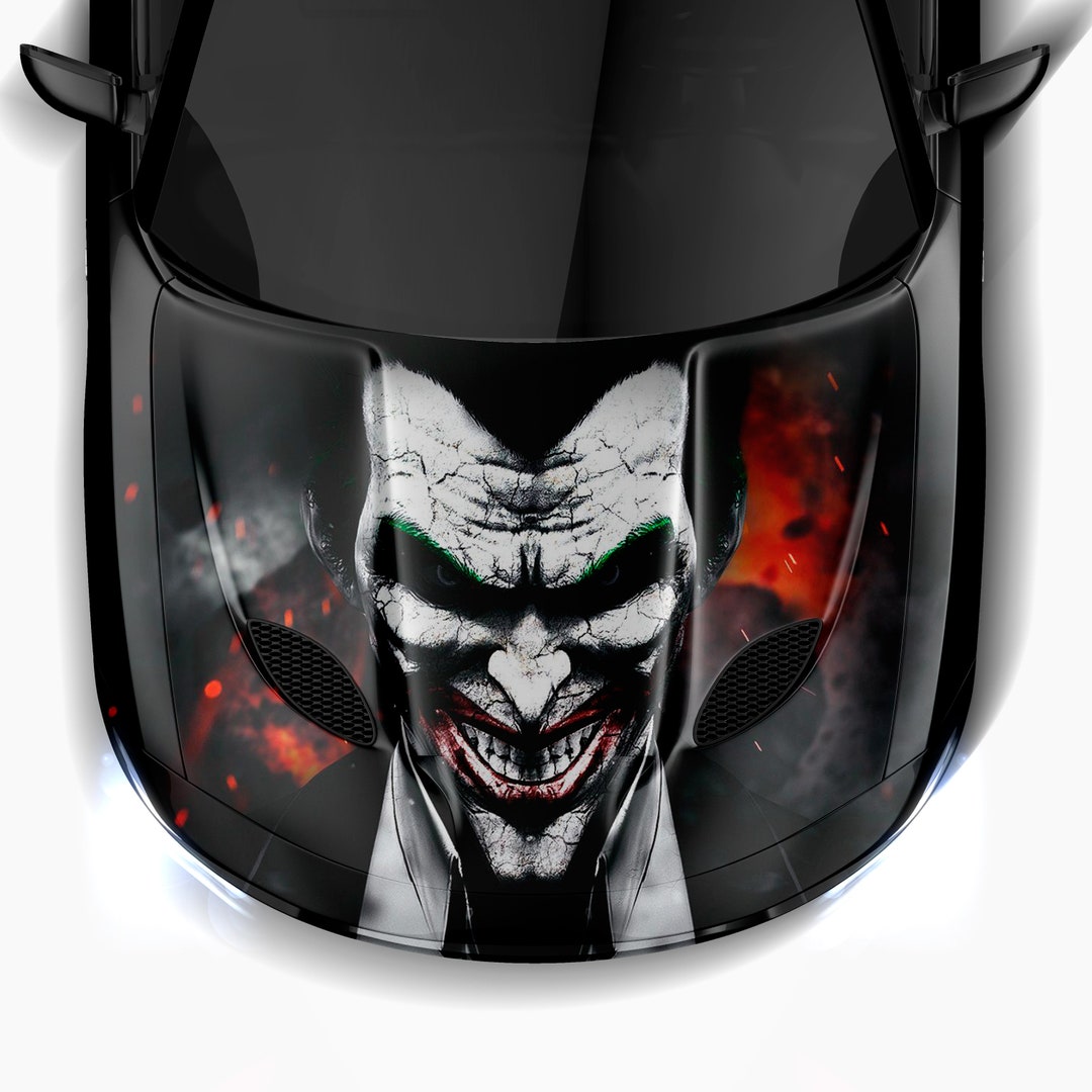 Antihero Joker Car Hood Wraps 42 Dark Series ITASHA American Comics ...
