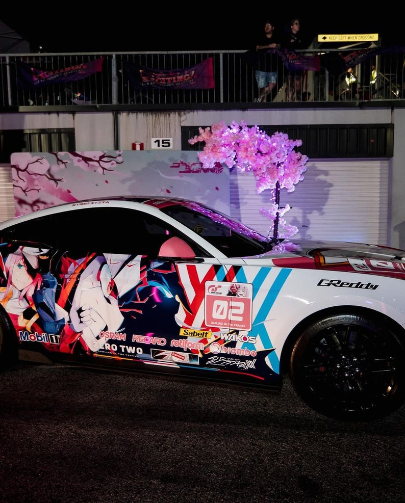 Zero Two Darling in the Franxx Both Sides Car Wrap ITASHA Anime ...