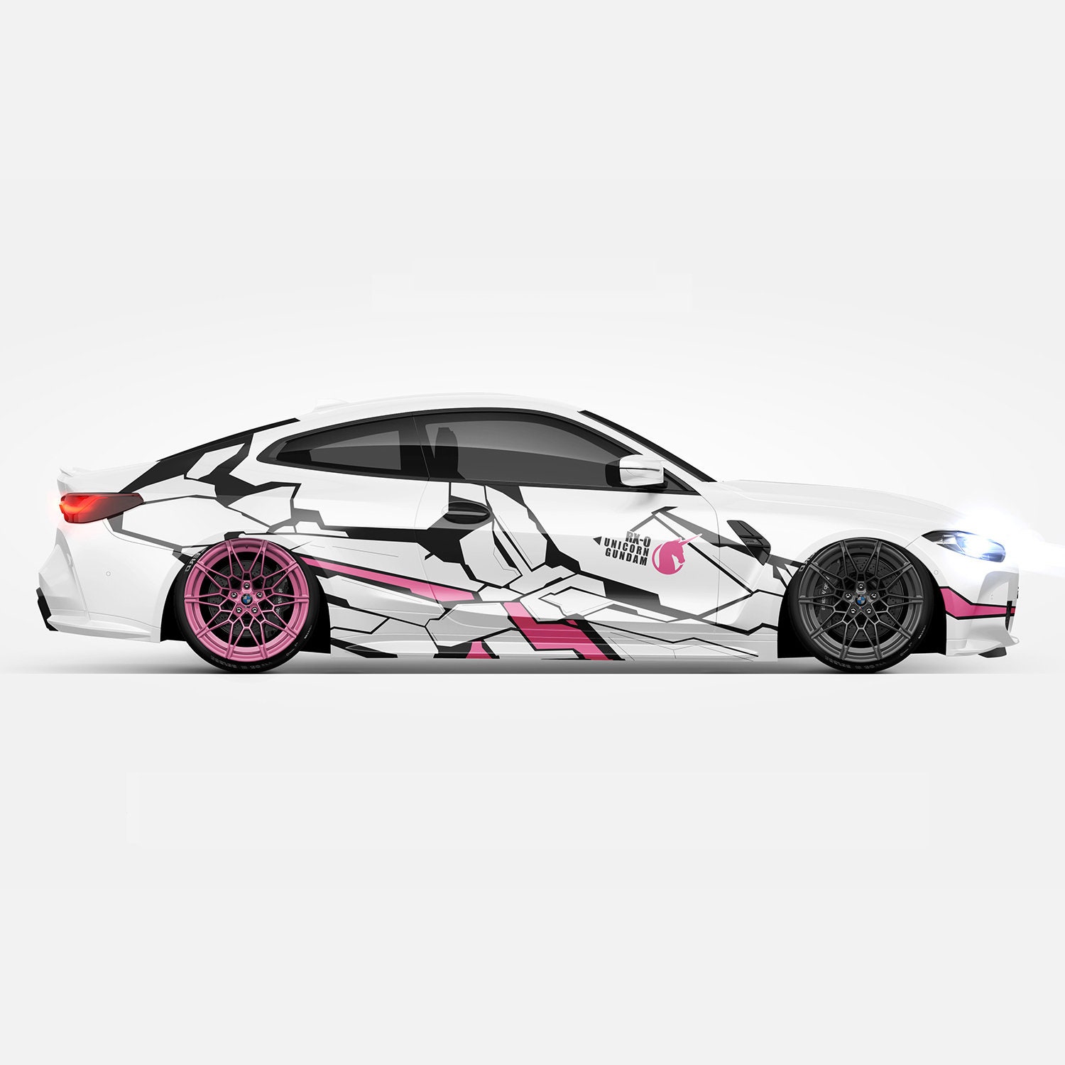 Gundam 05 Car Both Sides Wrap ITASHA Anime Stickers Decals Made With ...