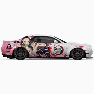 Nezuko Kamado Demon Slayer Full Car Wrap ITASHA Anime Stickers Decals ...
