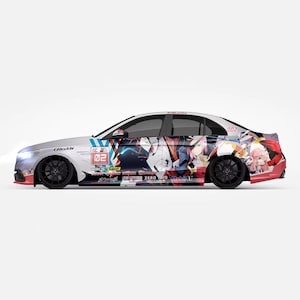 Zero Two Darling in the Franxx Full Car Wrap ITASHA Anime Stickers ...