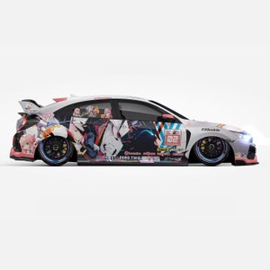 Zero Two Darling in the Franxx Full Car Wrap ITASHA Anime Stickers ...