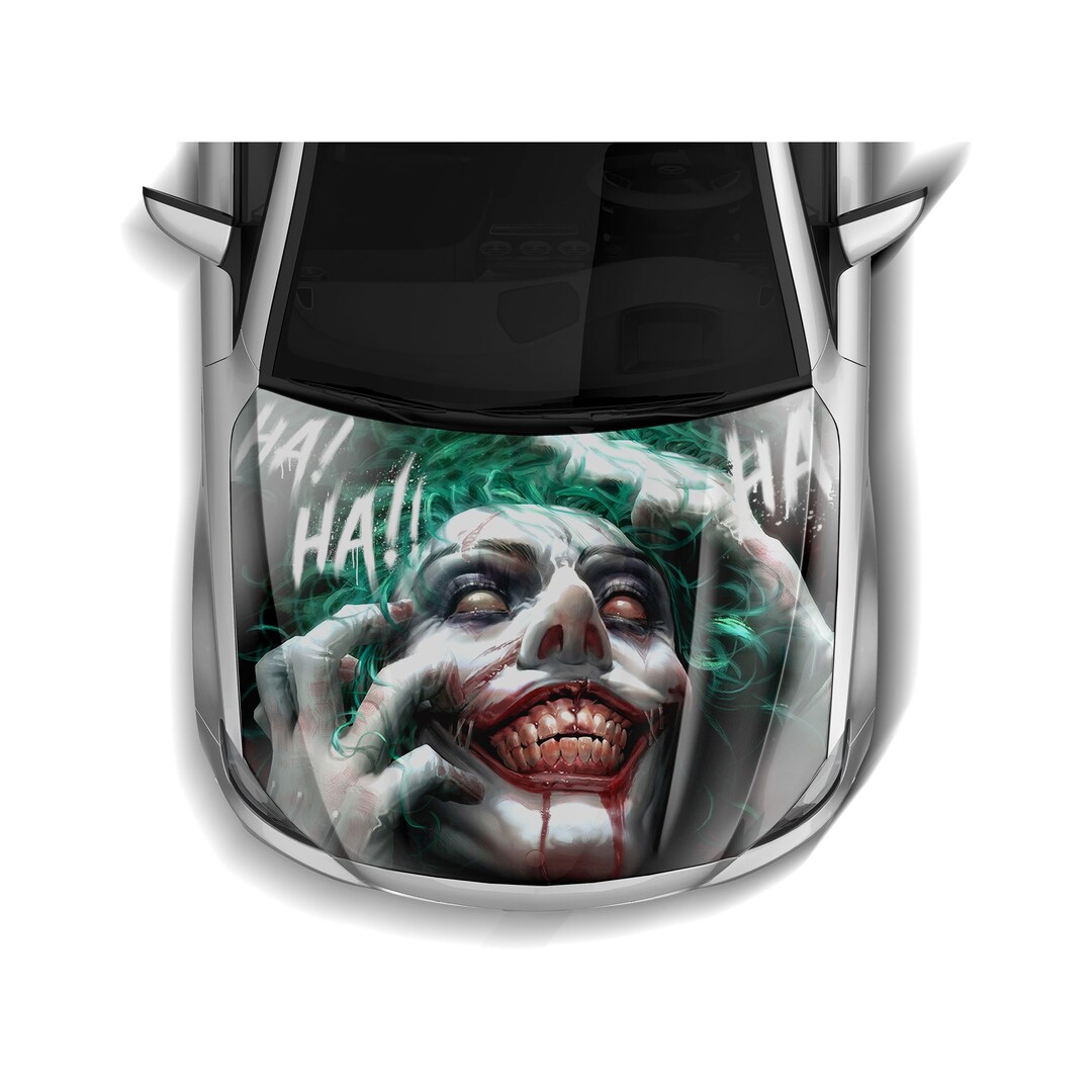 Antihero Joker Car Hood Wraps 15 Dark Series ITASHA American Comics ...