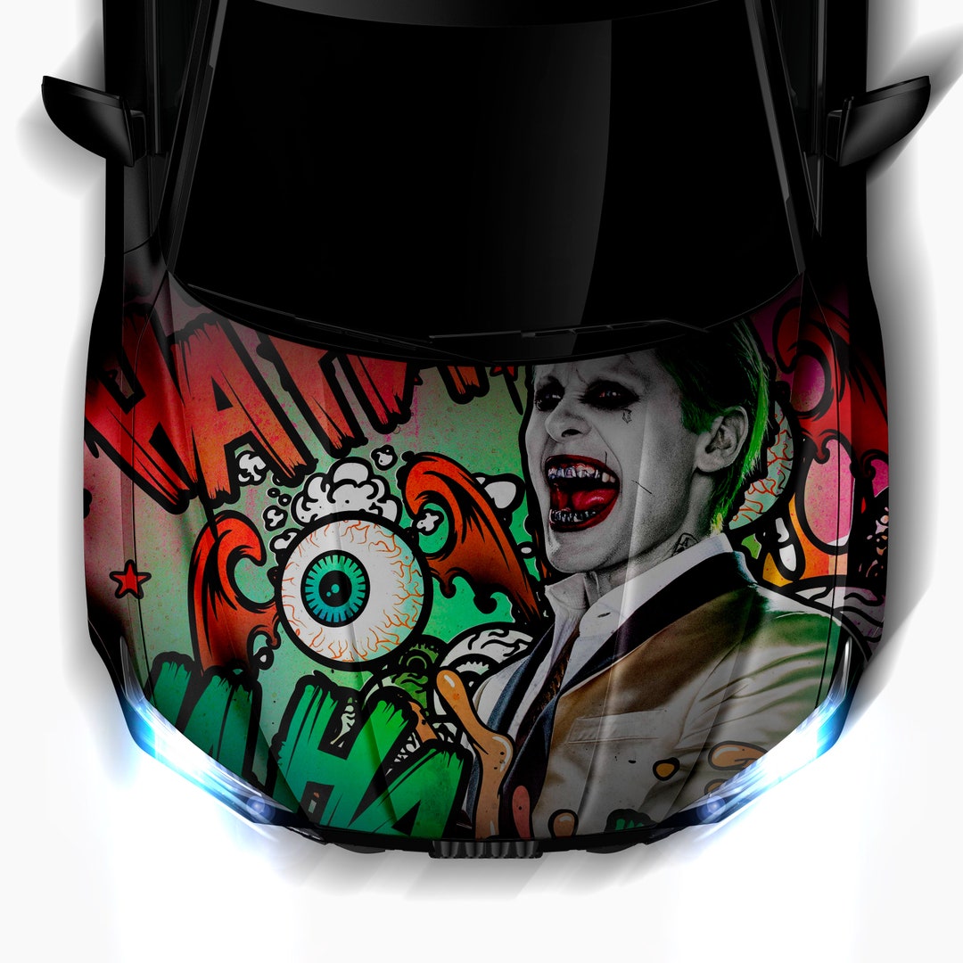 Antihero Joker Car Hood Wraps 49 Dark Series ITASHA American Comics ...