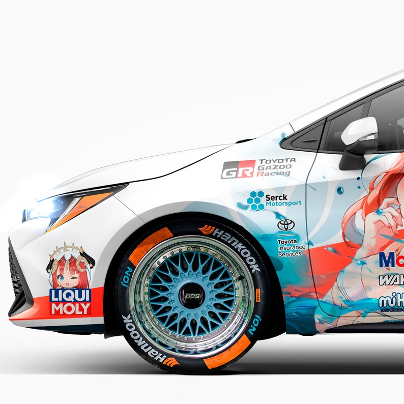 Genshin Impact Nilou Anime Car Wraps ITASHA Stickers Decals Made With ...