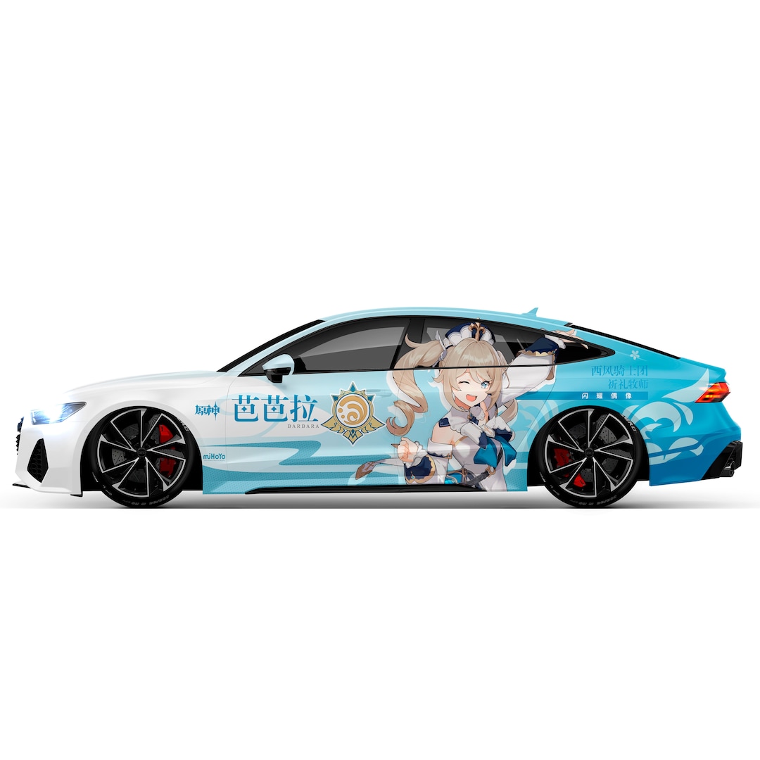 Genshin Impact Barbara Car Wraps ITASHA Stickers Decals Made With Top ...
