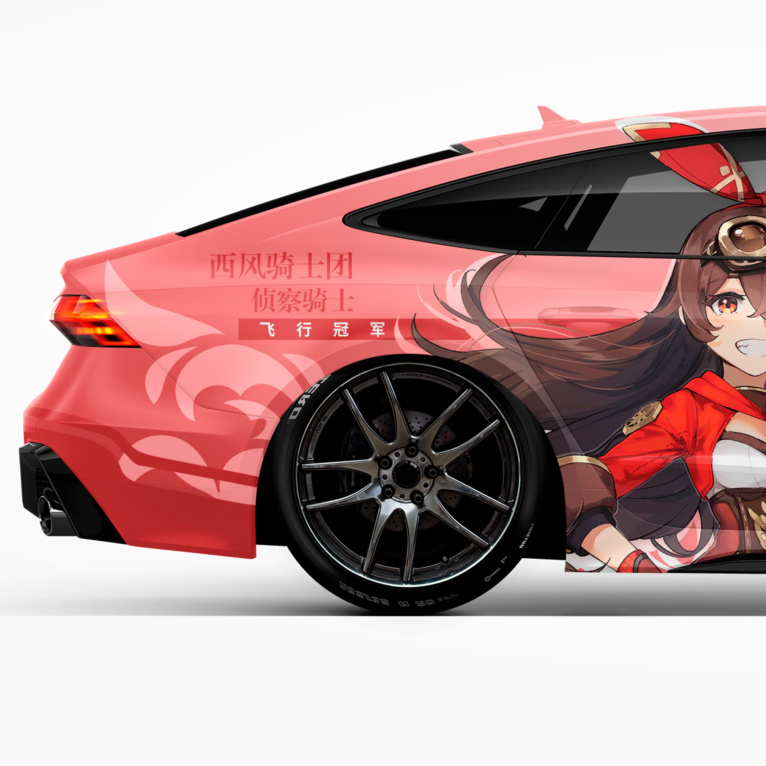 Genshin Impact Amber Anime Car Wraps ITASHA Stickers Decals - Etsy
