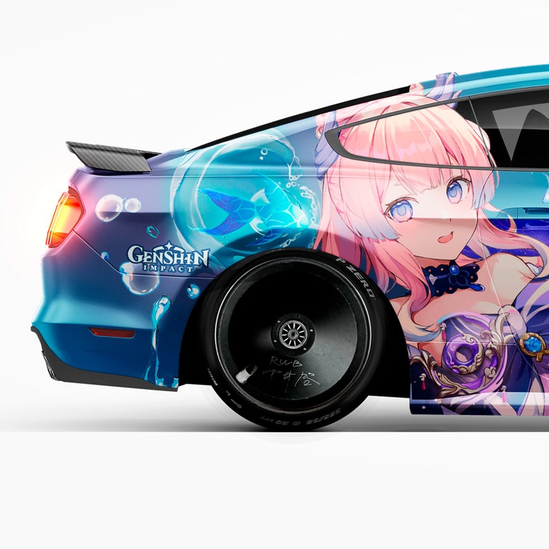Genshin Impact Sangonomiya Kokomi Anime Car Wraps ITASHA Stickers ...