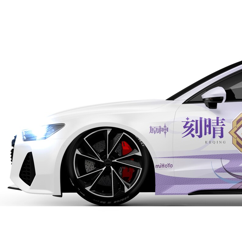 Genshin Impact Keqing Car Wraps ITASHA Stickers Decals Made With Top ...